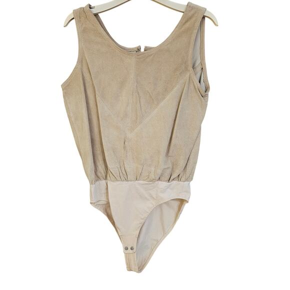 Vintage | Tops | Vintage Cedars Tan Beige Suede Leather Western Boho ...